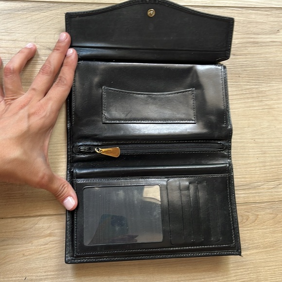 Bosca | Bags | Bosca Fine Supple Napa Vitello Black Leather Vintage ...